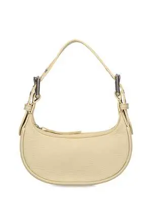 By Far Mini Soho Grain Leather Top Handle Bag - Olive Green