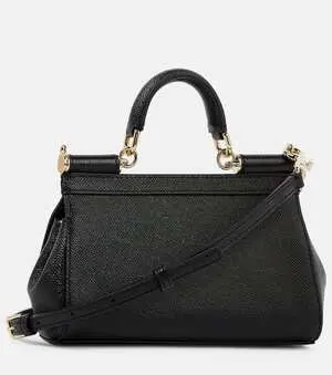 Dolce & Gabbana Sicily Mini Leather Crossbody Bag