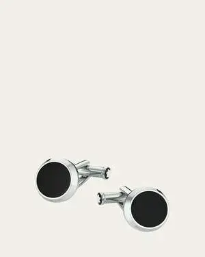 Montblanc Meisterstück Onyx-inlay Cuff Links - Black