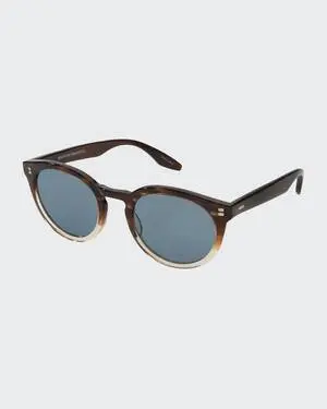 Barton Perreira Men's Rourke Acetate Cat-Eye Sunglasses - One-color