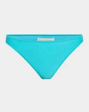 Ramy Brook Isla Low-Rise Bikini Bottoms Beach Blue