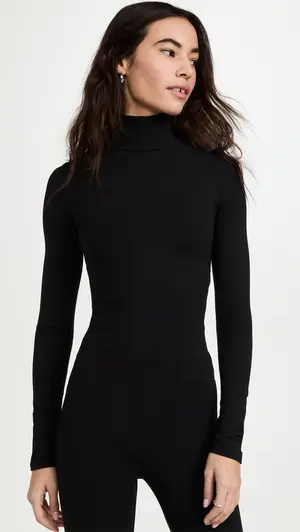 Sprwmn Long Sleeve Turtleneck Top
