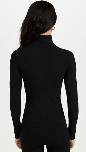 Sprwmn Long Sleeve Turtleneck Top