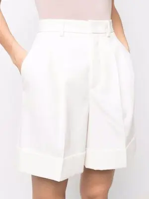 Red Valentino High-waisted Tailored Shorts