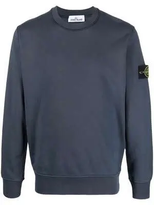 Stone Island Compa-patch Crew-neck Weathirt