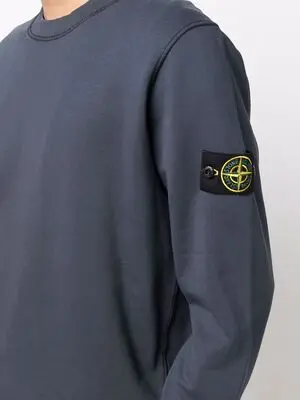 Stone Island Compa-patch Crew-neck Weathirt