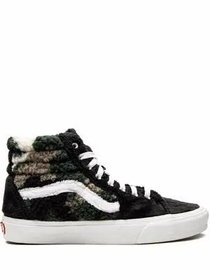 VANS Sk8-hi Sherpa Camo Sneakers - Black