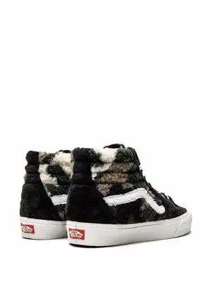 VANS Sk8-hi Sherpa Camo Sneakers - Black