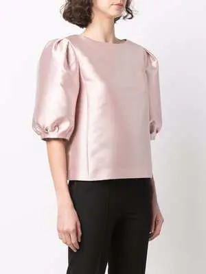 Alberta Ferretti Puff-sleeve Blouse