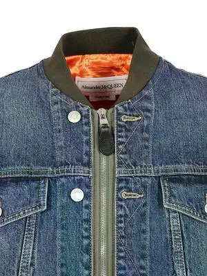 Alexander McQueen Panelled Bomber Jacket