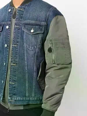 Alexander McQueen Panelled Bomber Jacket