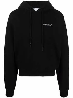 Off-White Caravaggio Crowning Print Hoodie - Black