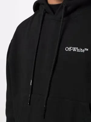 Off-White Caravaggio Crowning Print Hoodie - Black
