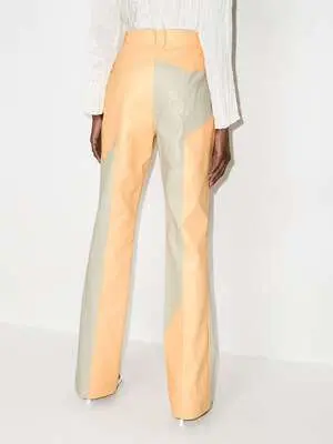 REJINA PYO Sadie Patchwork Straight-leg Trousers