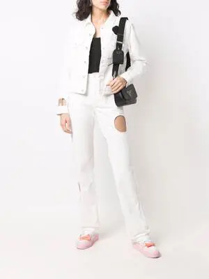 Off-White Meteor Denim Jacket - White