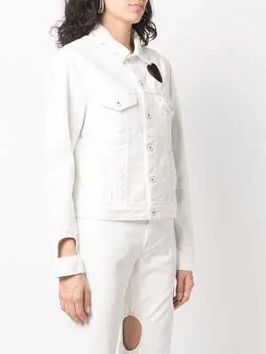Off-White Meteor Denim Jacket - White