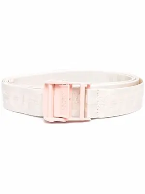 Off-White Industrial Logo Belt - White