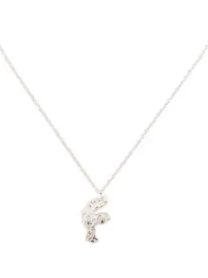 LOVENESS LEE F Alphabet Necklace - Silver