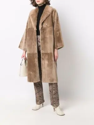 LISKA Reversible Shearling Coat