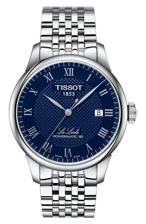 TISSOT Le Locle Powermatic 80 Bracelet Watch - Blue