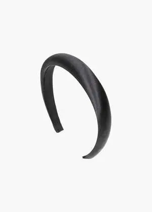 JENNIFER BEHR Tori Satin Headband - Black