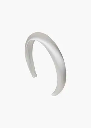 JENNIFER BEHR Jennifer Behr Tori Satin Headband Cream