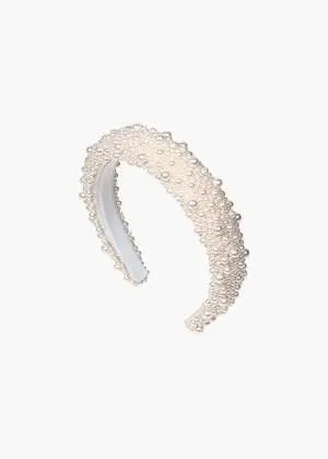 JENNIFER BEHR Bailey Headband - Pearl