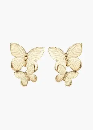 JENNIFER BEHR Jennifer Behr Papillon Earrings Gold Post