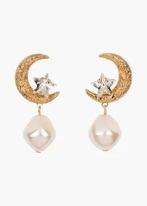 JENNIFER BEHR Lune Earrings - Pearl