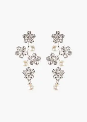 JENNIFER BEHR Aria Earrings - Crystal