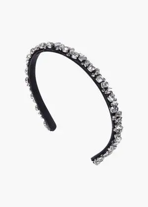 JENNIFER BEHR Essen Headband Black Diamond