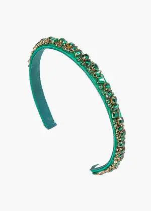 JENNIFER BEHR Essen Headband Emerald