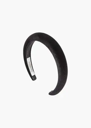 JENNIFER BEHR Tori Velvet Headband - Black