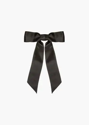 JENNIFER BEHR Virginia Bow Barrette - Black