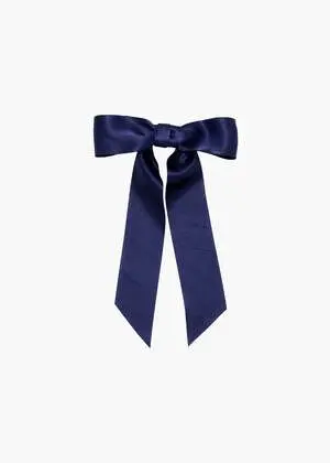 JENNIFER BEHR Virginia Bow Barrette - Navy