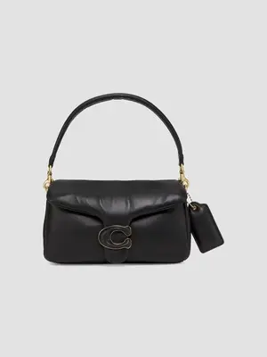 COACH Pillow Tabby 26 Leather Shoulder Bag - Black