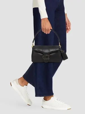 COACH Pillow Tabby 26 Leather Shoulder Bag - Black