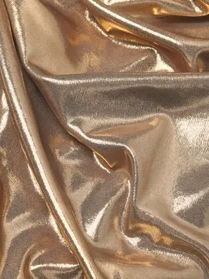 Norma Kamali Diana Metallic One-shoulder Minidress