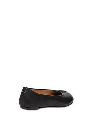 MAISON MARGIELA 10mm Tabi Vintage Leather Ballerinas - Black