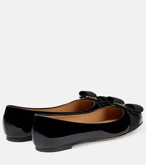 FERRAGAMO Varina Ballet Flats - Black