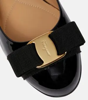FERRAGAMO Varina Ballet Flats - Black