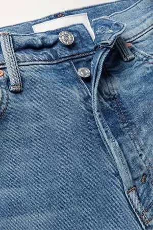 MOTHER Hiker Hover High-rise Straight-leg Jeans