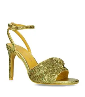 Kurt Geiger Sequin Kensington Sandals 90