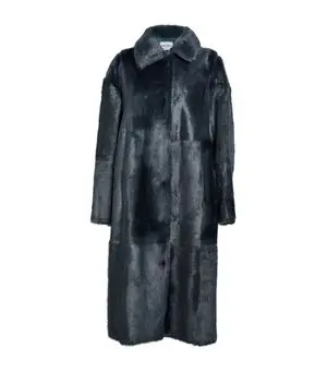 STAND STUDIO Faux-fur Inez Oversized Coat