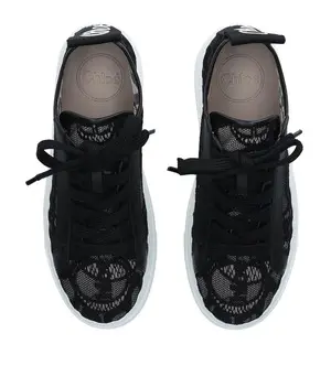 Chloé Lauren Lace Sneakers - Black