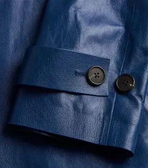 THE ROW Leather Heathrow Trench Coat