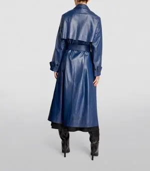 THE ROW Leather Heathrow Trench Coat
