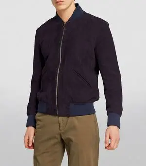 Paul Smith Suede Bomber Jacket