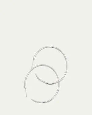 Ippolita Sterling Large Squiggle Hoop Earrings