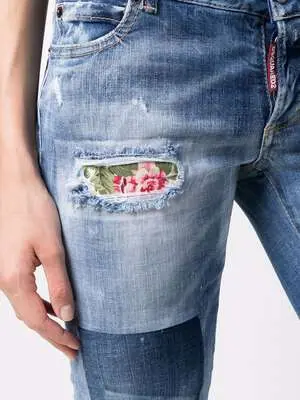Dsquared2 Jennifer Low-rise Jeans - Blue